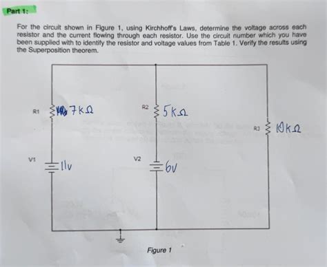 Solved Part 1 For The Circuit Shown In Figure 1 Using Chegg