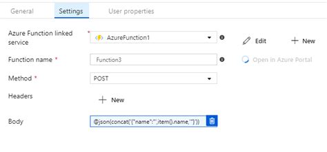 error badrequest when calling azure function in adf stack overflow