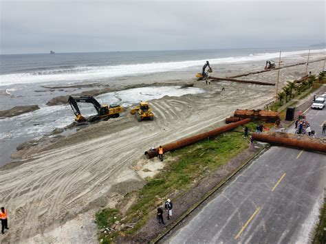 Obra da engorda da praia de Matinhos é concluída Massa News