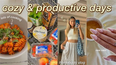 Cozy Productive Days In My Life Lots Of Cooking Grocery Haul Moving
