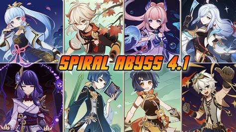 C0 Ayaka Freeze C0 Raiden National In New Spiral Abyss 4 1 Full Star