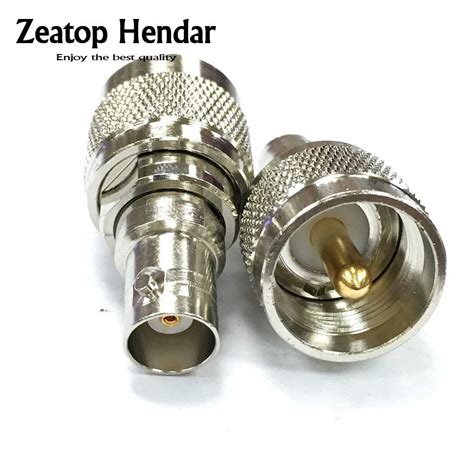 Buy Buyme 2Pcs Brass High Quality Uhf Male Pl259 Pl 259 To Bnc Female