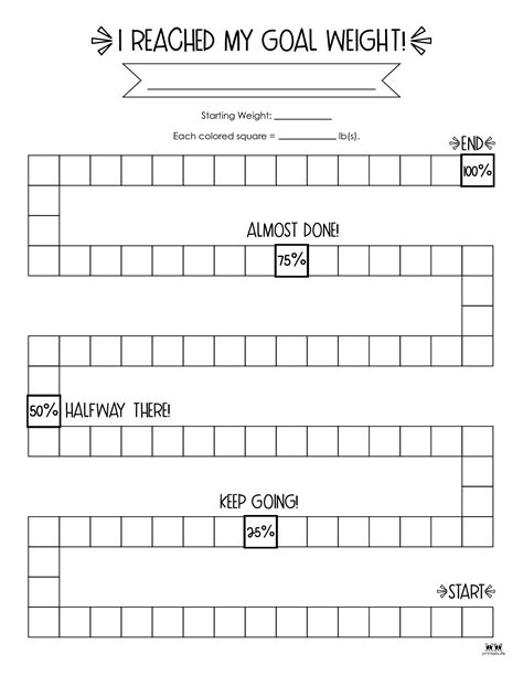 Weight Loss Trackers Free Printables Printabulls