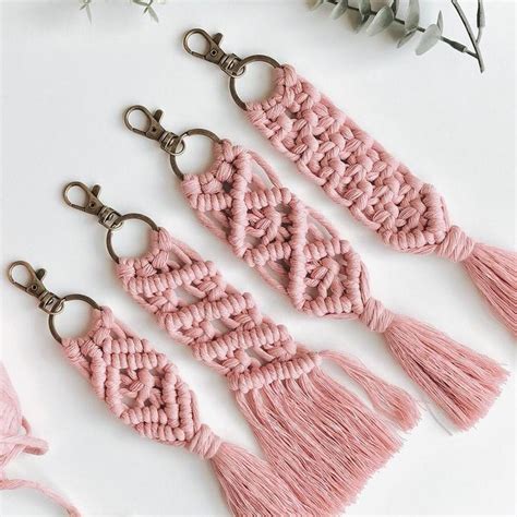 keyring macrame keychain macrame key ring key ring etsy macrame patterns tutorials macrame