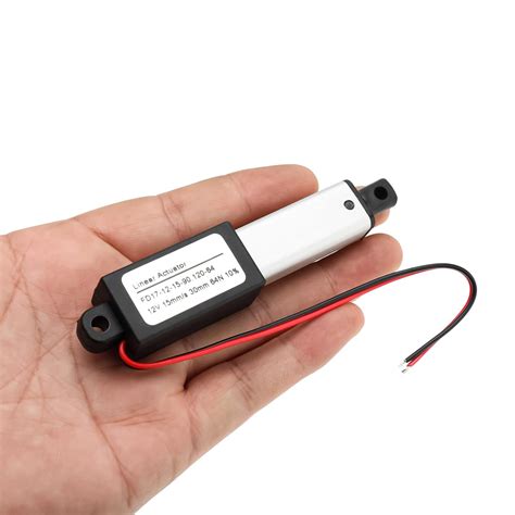 Buy NORJIN 12V Mini Electric Linear Actuator 1 2 Inch Stroke Speed 0