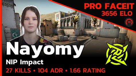 Nayomy NIP Impact IS LIGHTNING FAST DUST2 W Qiyarah DUST2 FACEIT LVL