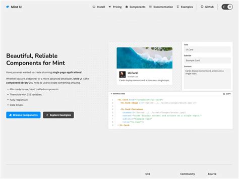 Mint Ui