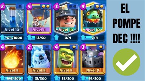 EL MEJOR MAZO DE GLOBO EN CLASH ROYALE YouTube