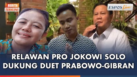 Relawan Pro Jokowi Solo Dukung Duet Prabowo Gibran Di Pemilu Presiden