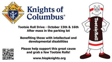 Knights Of Columbus Eugene A Baker Sr Council Tootsie Roll