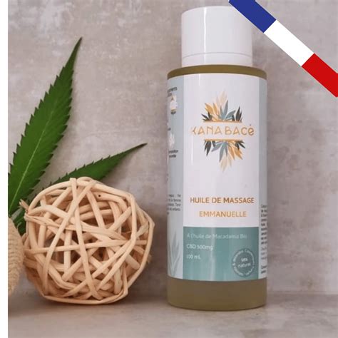 Huile de massage au CBD par Kanabacé Weedy fr