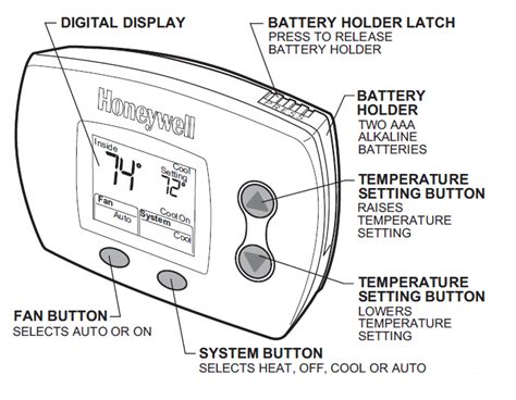 Honeywell Home Thermostat User Manual