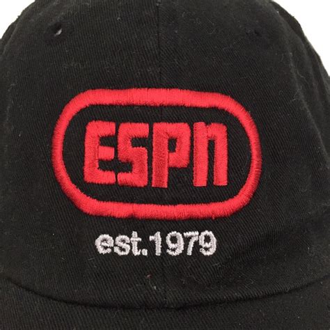 Espn Hat Spell Out Script Logo Golf Beach Vacati Gem
