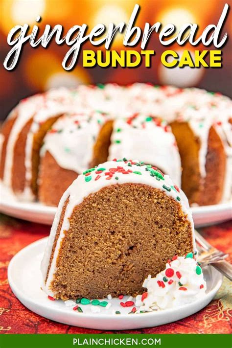 Gingerbread Bundt Cake Recipe Tender Flavorful Easy To Make And