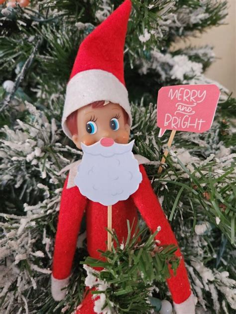 Free Elf On The Shelf Printable Props Leap Of Faith Crafting