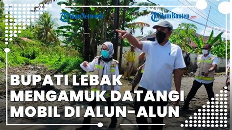 Lihat Mobil Pengangkut Barang Masuk Alun Alun Malingping Bupati Lebak