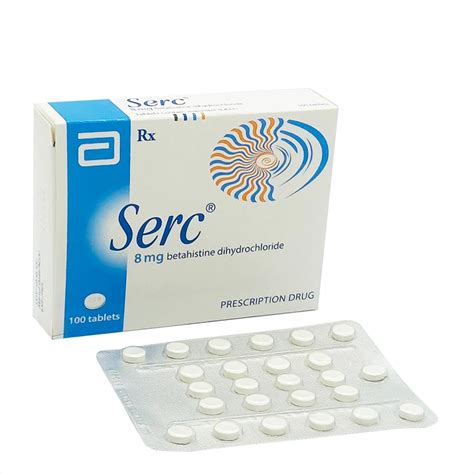 serc 8mg h100v abbott