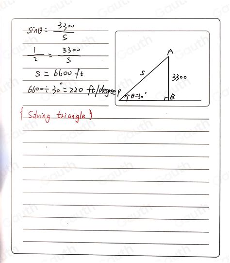 Solved An Airplane Is Flying On A Horizontal Path At A Height Of 3300
