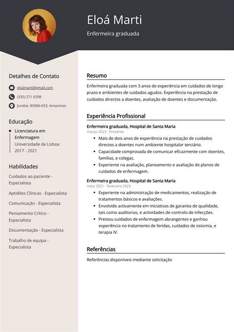 Exemplo De Curr Culo De Enfermeiro Diplomado Guia Gratuito