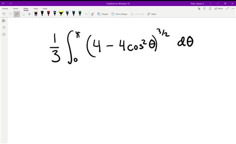 solved use a double integral in polar coordinates…
