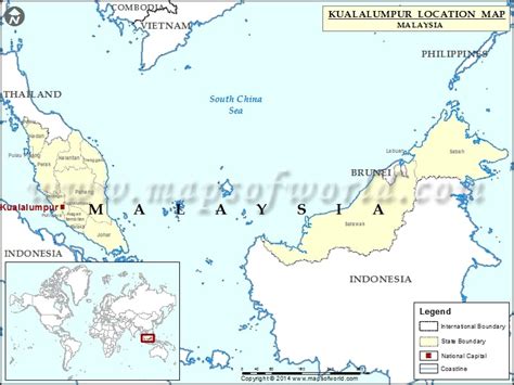 Kuala Lumpur Mapa MAPA