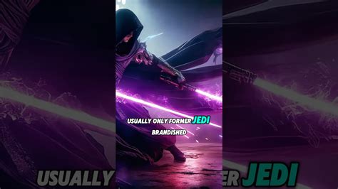 Why Do Sith Hate Purple Lightsabers Starwars Starwarslore Breakdown