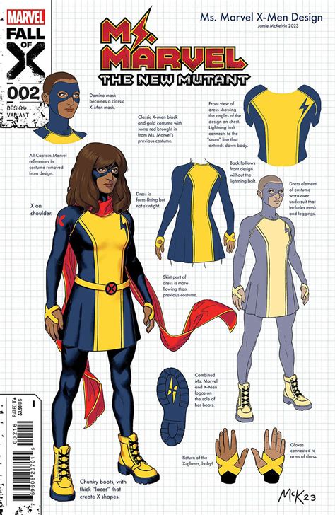 Ms Marvel The New Mutant 2 Cover E Incentive Jamie McKelvie Design
