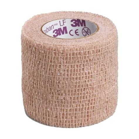 M Coban Self Adherent Wrap Lightweight Latex Non Sterile X Yds