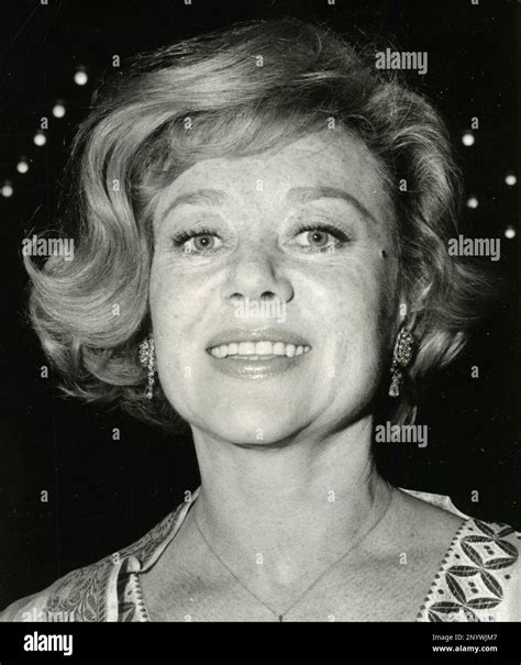 British Actress And Dancer Glynis Johns UK 1968 Stock Photo Alamy