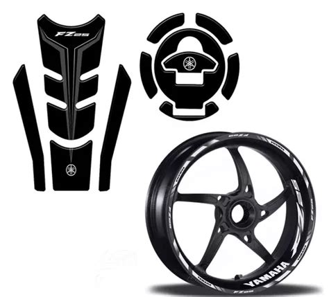 Kit M Adesivo Refletivo Roda Yamaha Fazer Fz Tankpad Parcelamento