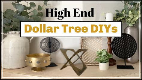 High End Dollar Tree DIY Home Decor 5 Easy DIY Decor Dupes Potter