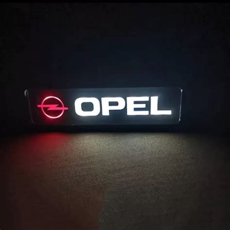 Emblema Opel Led Luminoso Para Parrilla Frontal Astra Zafira En Venta