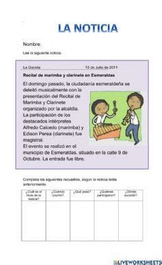 11 ideas de La noticia comprensión lectora noticia texto informativo