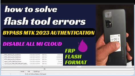 MTK Auth Bypass Tool 2023 MI Unlock Tool Xiaomi