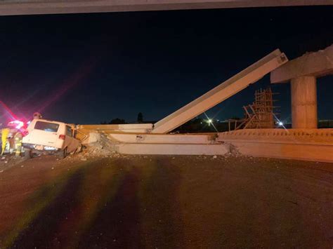 Puente colapsa en la México Pachuca forma parte de las obras de