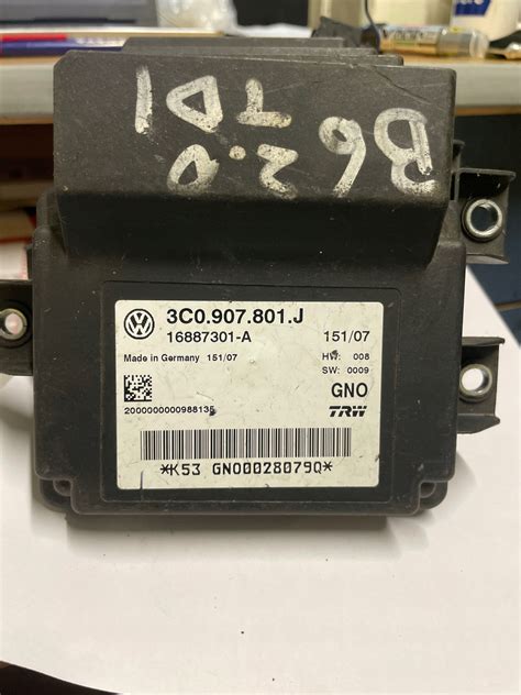 MODUŁ HAMULCA RĘCZNEGO VW PASSAT B6 3C0907801J za 90 zł z Piotrków