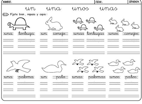 Para Nuestros Hijos Lo Mejor Ortograf A Un Una Unos Unas