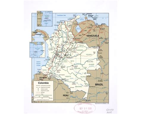 Maps Of Colombia Collection Of Maps Of Colombia South America