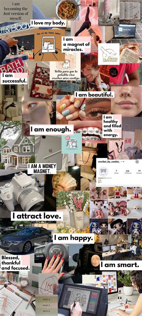 Goals And Things To Make Vision Board Notebook Vision Board Sample