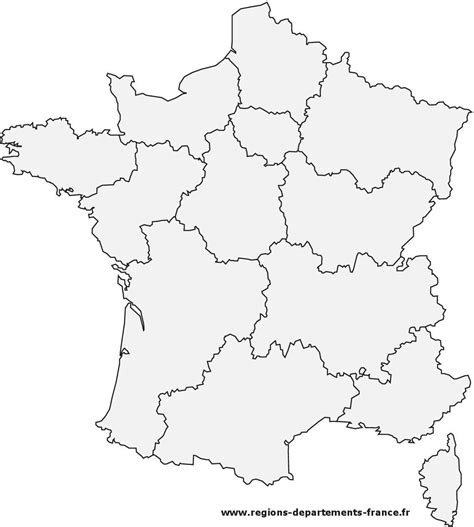 Décrypter 93 imagen carte de france vierge region fr thptnganamst edu vn