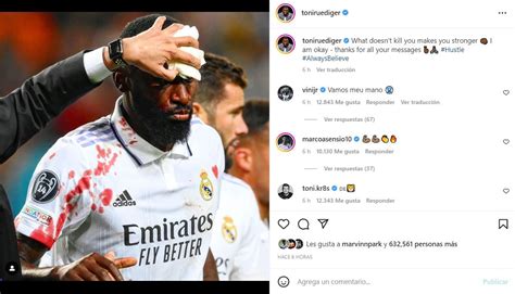 Real MadridEl tremendo golpe de Rüdiger que acabó en gol del Madrid