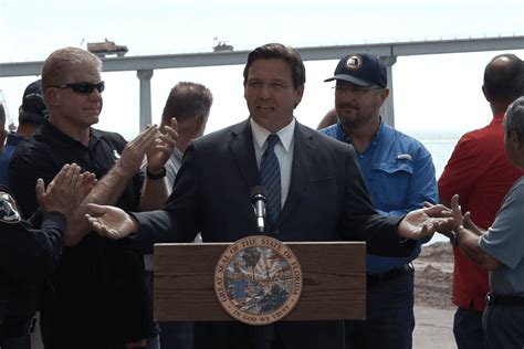 Team DeSantis Brags Of Swift Bridge Rebuilding Post Hurricane Ian As I