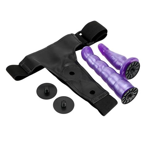 💰comprar Doble Dildo Strapon Ultra Elastic Harness Strap On Dildo Panties Double Penis Dildo