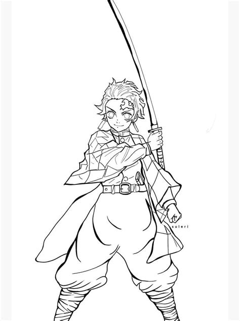 Desenhos De Tanjiro Do Anime Para Colorir E Imprimir Colorironline