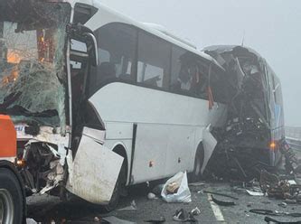 Kuzey Marmara Otoyolunda feci kaza Çok sayıda ölü ve yaralı var