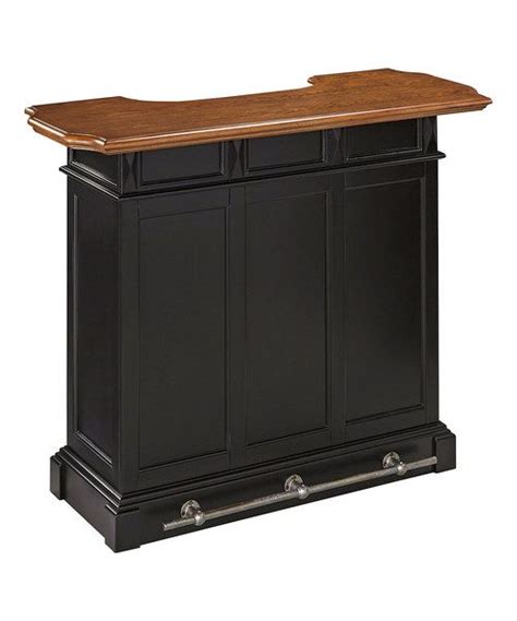 Home Styles Black Oak Veneer Americana Bar Home Bar Furniture Bars