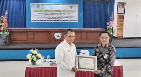 Nagekeo Terima Penghargaan Opini Wtp Tiga Kali Ekorantt