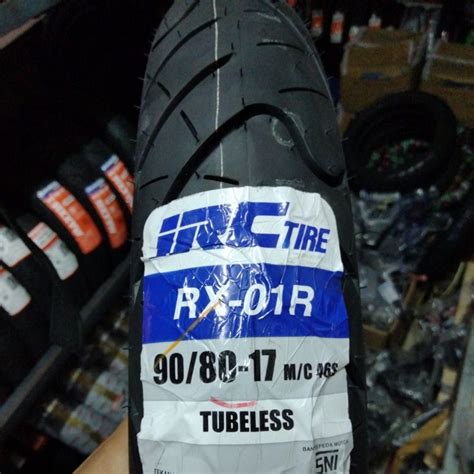 Jual Ban Luar Tubles IRC Ring 17 90 80 RX01R Ban Motor IRC Tire 90 80