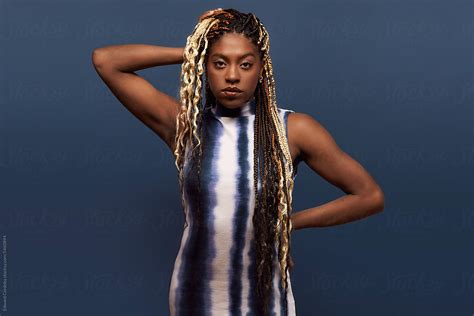 Portrait Of A Strong Black Latina Feminist Woman By Stocksy