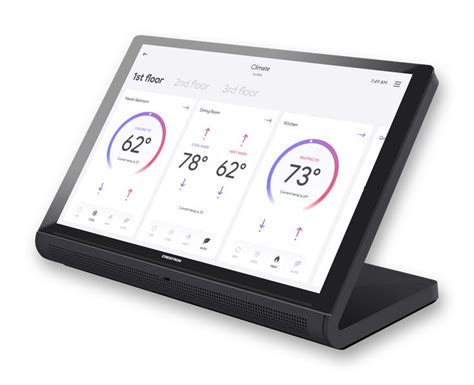 Intuitiv Beautiful Modern Crestron Touch Panel Design Ch Vt Pro